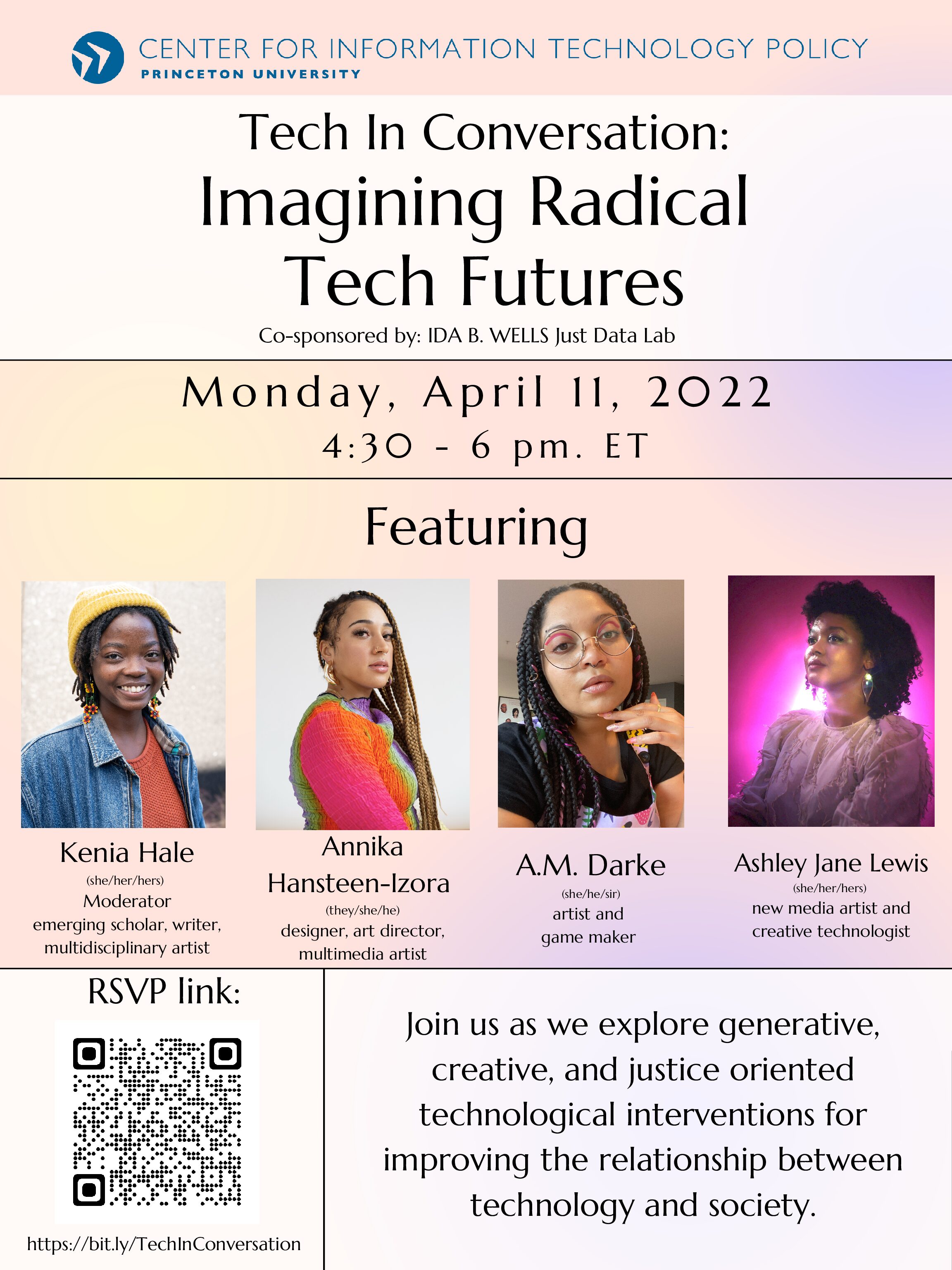 CITP Special Event: Tech In Conversation: Imagining Radical Tech ...